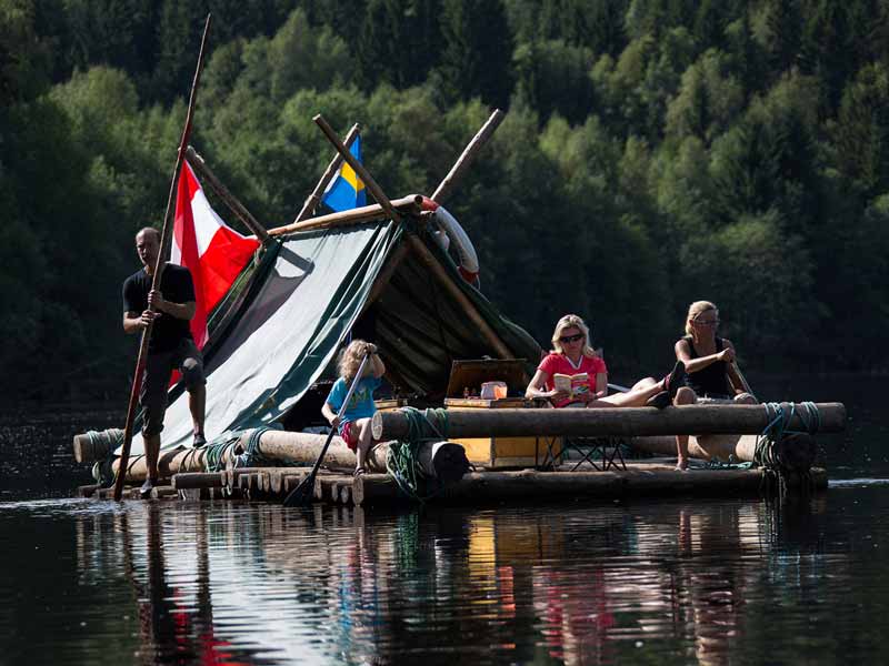Timber Rafting with Added Comfort in Sweden | Nature Travels